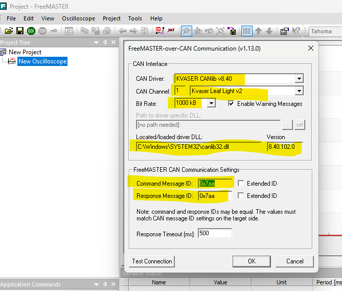 Data Measurement & Parameter Calibration over CAN using NXP Freemaster - NXP Community