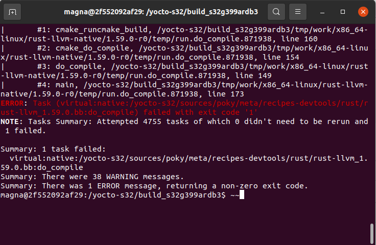 S32G3 BSP 40.0 build issue - NXP Community