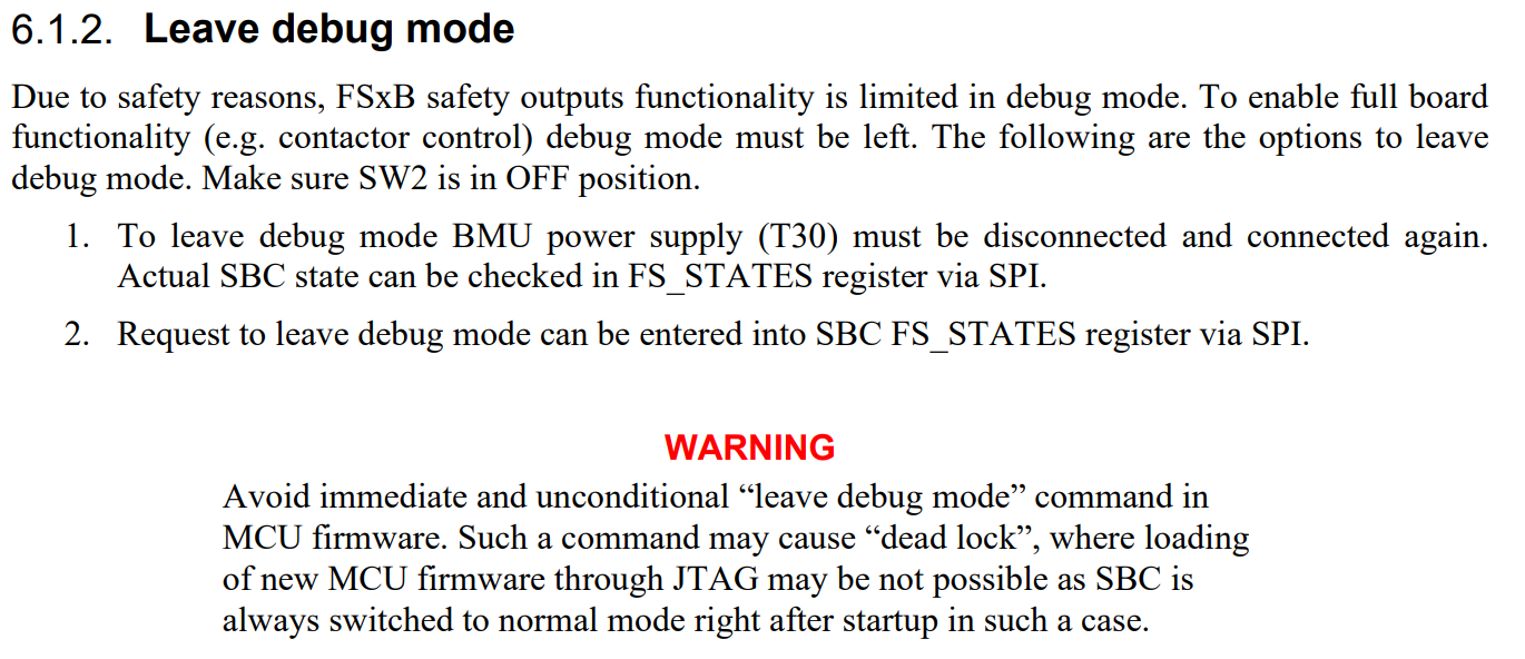 S32K358 Leaving debug mode - NXP Community