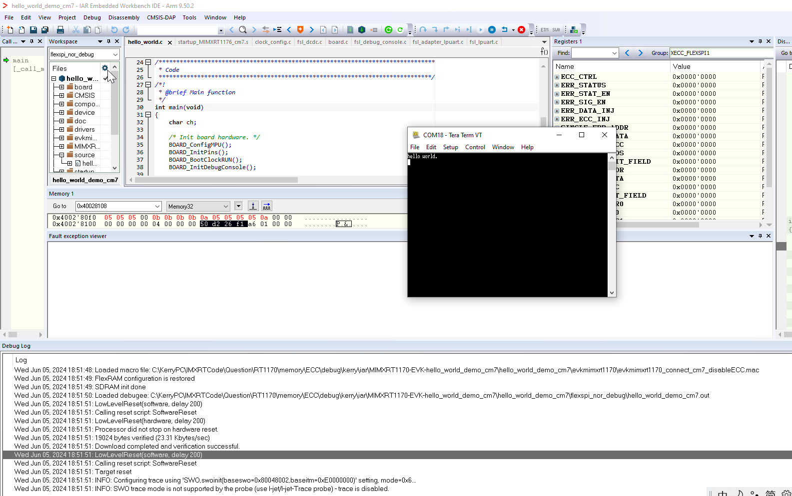 RT1170 CMSIS DAP+IDE debug based on ECC enabled - NXP Community