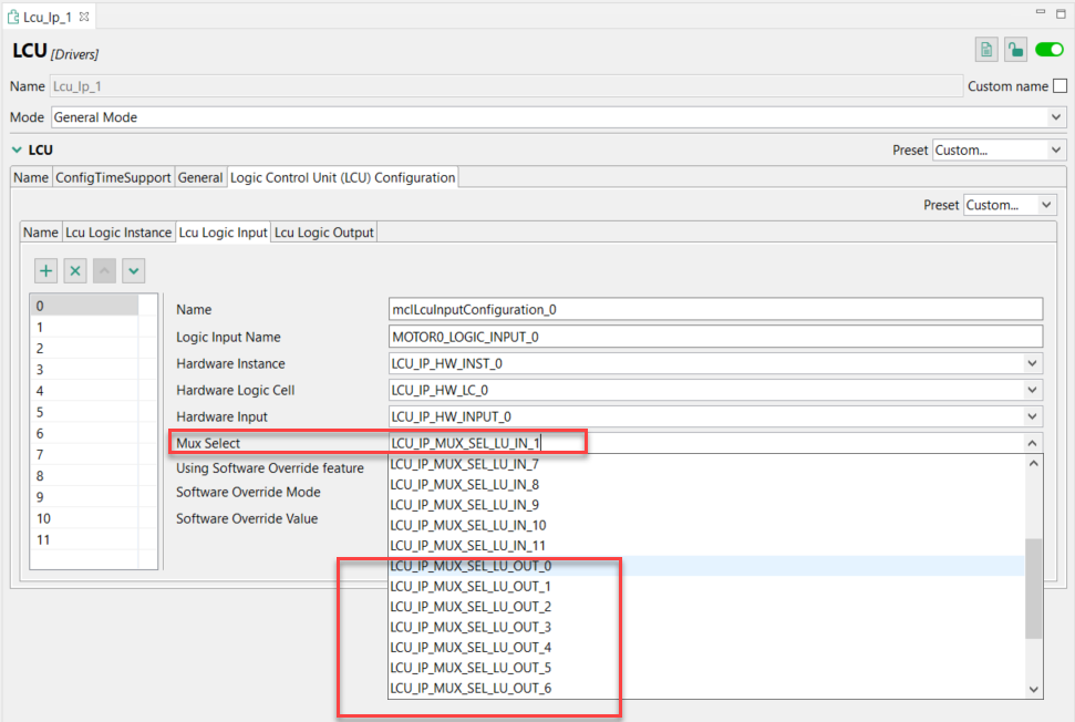 LCU Configuration with 3 input and one LCU override - NXP Community
