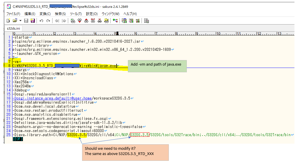 Solved Re After Installing A New Rtd Package On S32ds Ver 35 Vs Ver