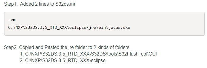 Solved After Installing A New Rtd Package On S32ds Ver 35 Vs Ver 3