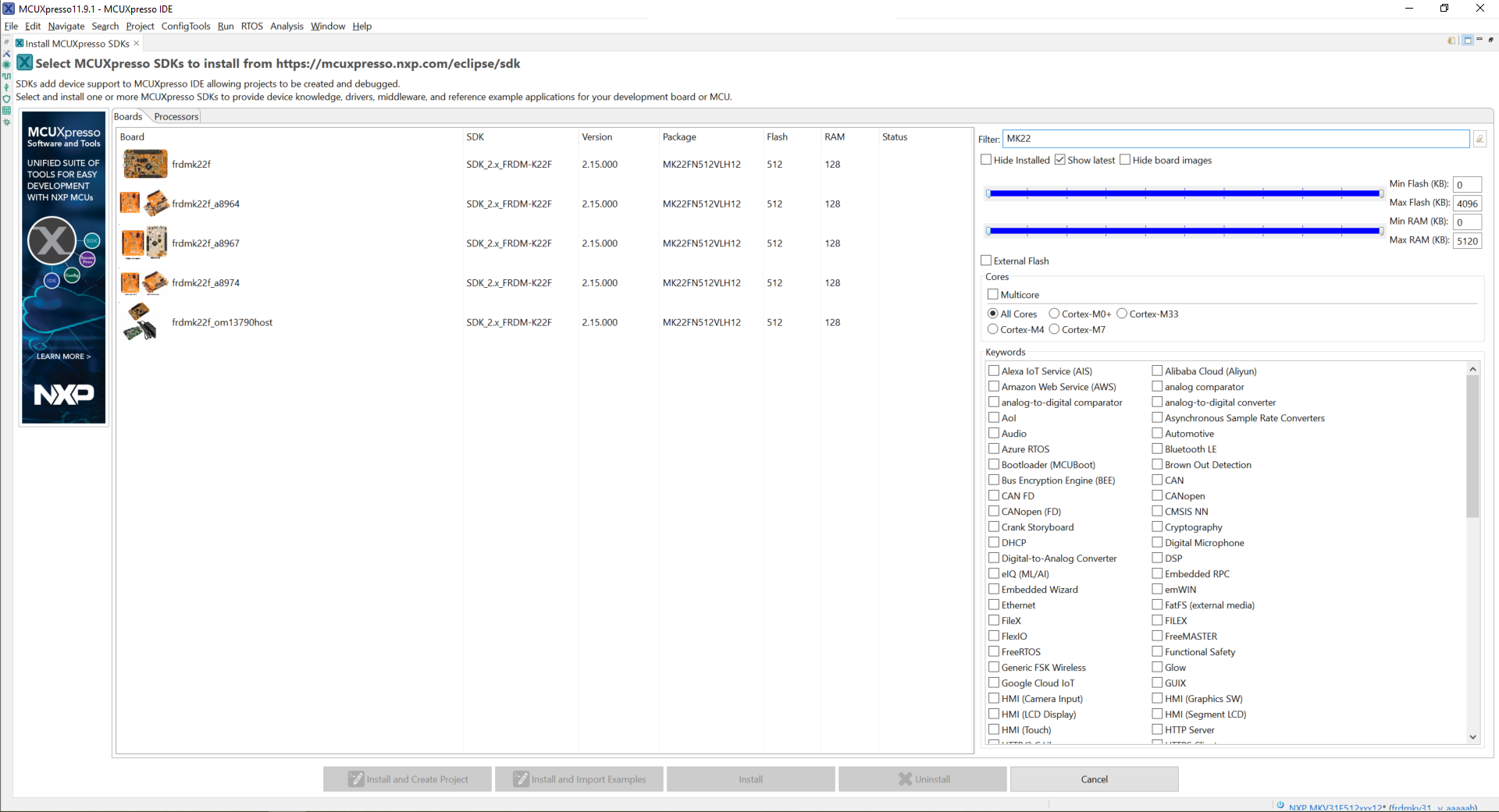 Solved: Reference example for MK22FN512VLL12 MCU - NXP Community
