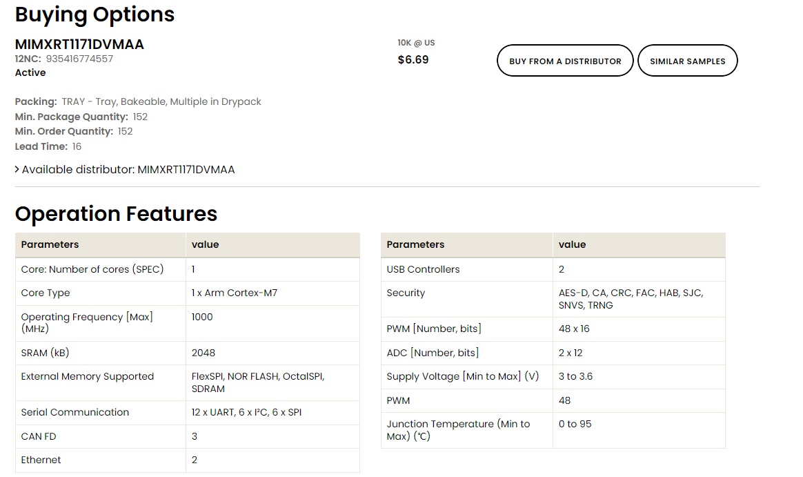 Solved: RAM utilization in RT1172 - NXP Community