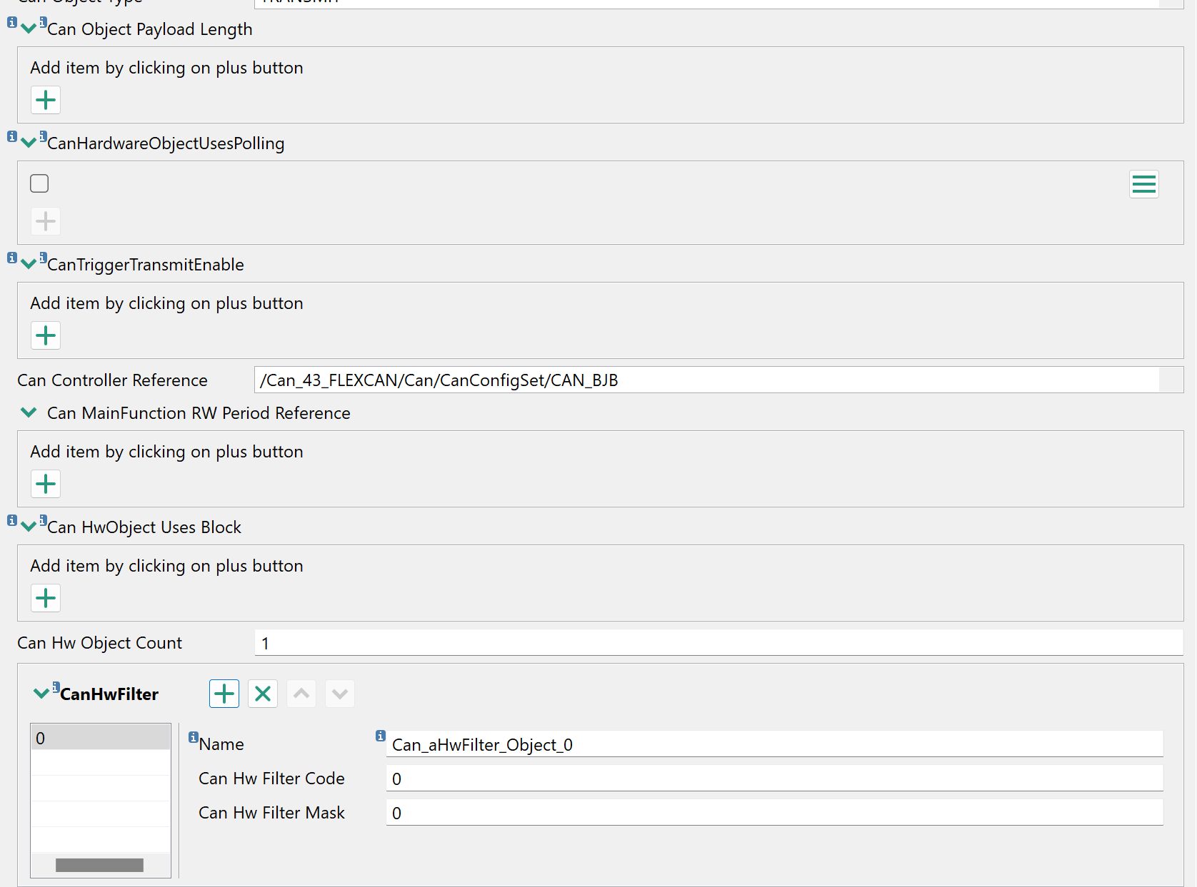 BJB CAN configuration, code generation file does not exist - NXP Community