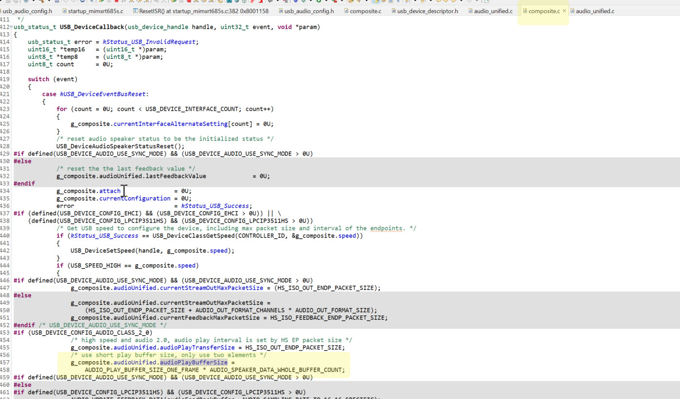 RT600/1170 UAC change OUT endpoint interval methods - NXP Community