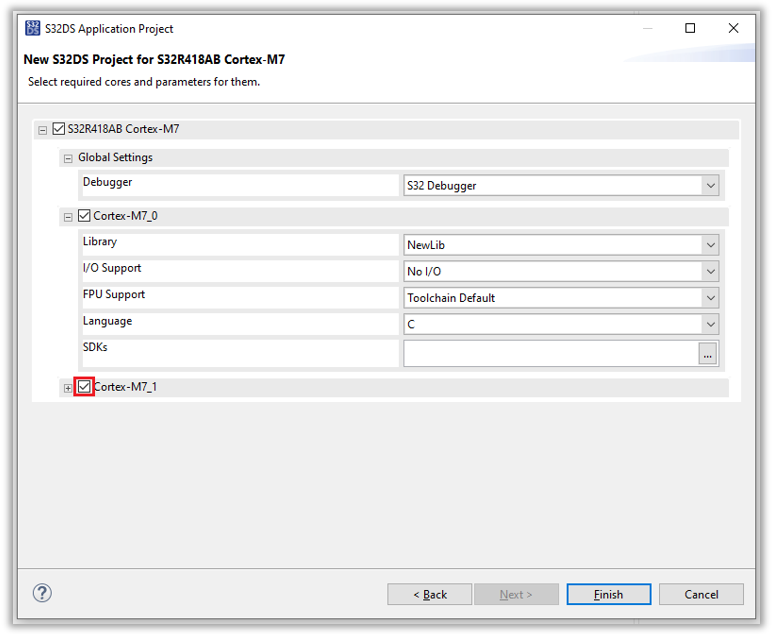 HOWTO: Create a Blinking LED application project for S32R41 using S32 RTD No AUTOSAR - NXP Community