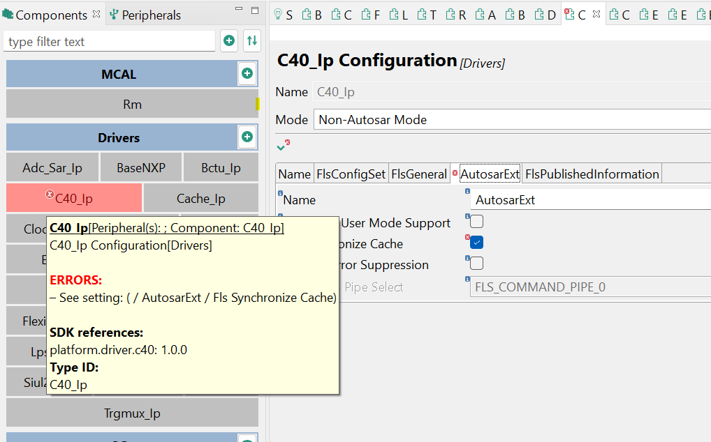 S32K310 - C40_Ip Peripheral Cache Memory Support - NXP Community