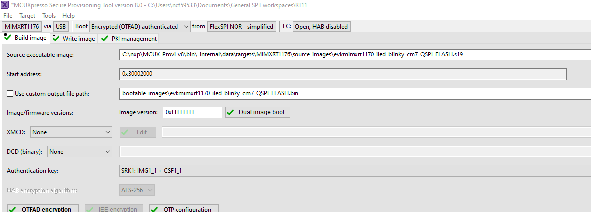 i.mx RT1171 OTFAD&HAB secure boot - NXP Community