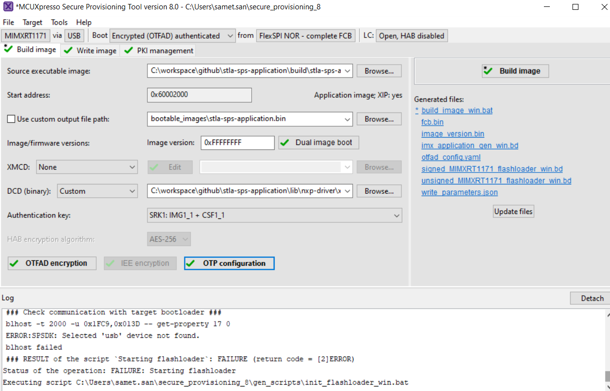 i.mx RT1171 OTFAD&HAB secure boot - NXP Community