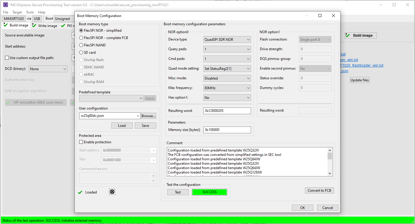 Solved: Debugging Issue with Custom Board using i.MX RT1021 and W25Q80DV Flash - NXP Community