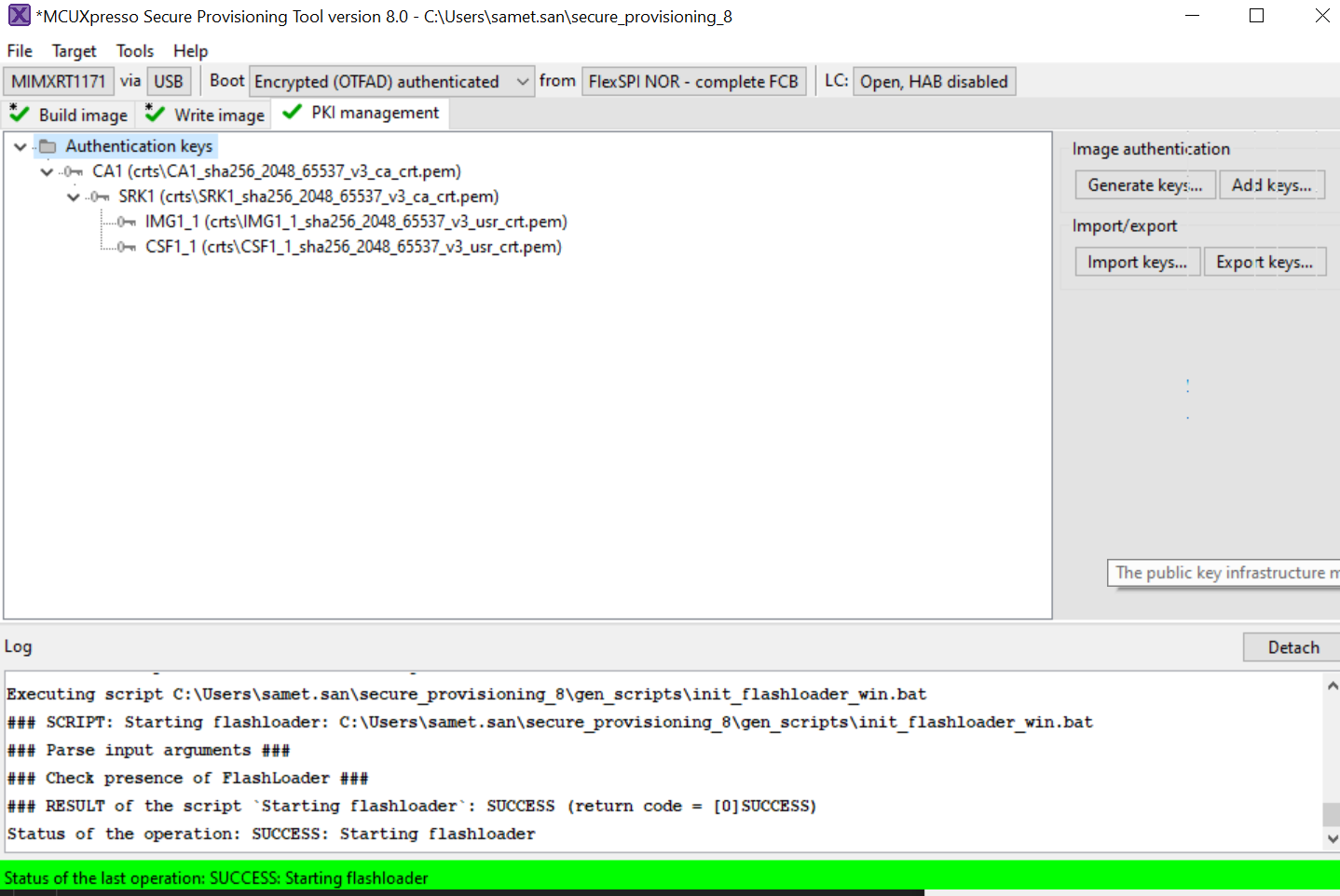 i.mx RT1171 OTFAD&HAB secure boot - NXP Community