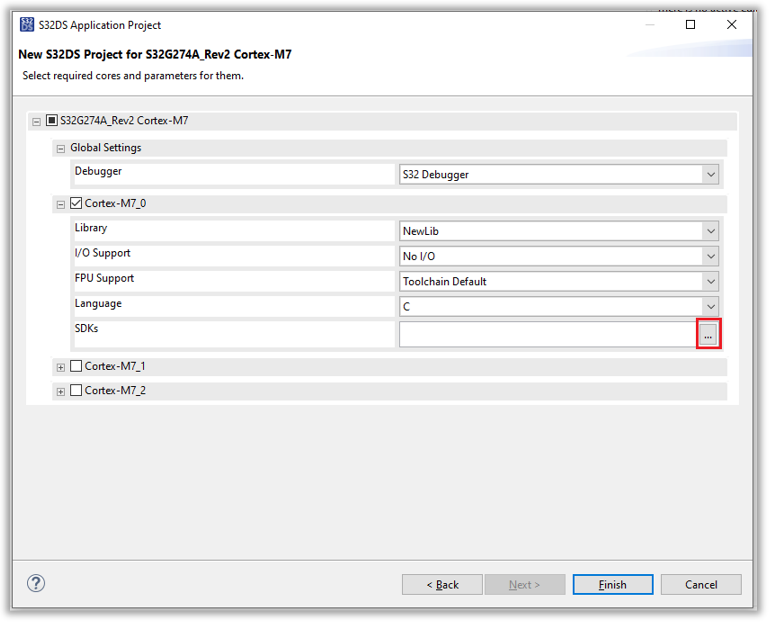 HOWTO: Create a Blinking LED application project for S32G using S32 RTD ...
