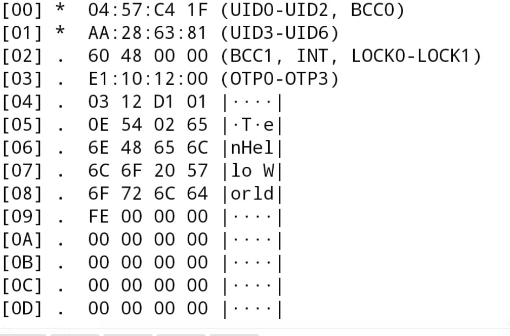 Solved: Re: NT3H2111 NDEF message can't be read by NXP Tag Reader - NXP Community