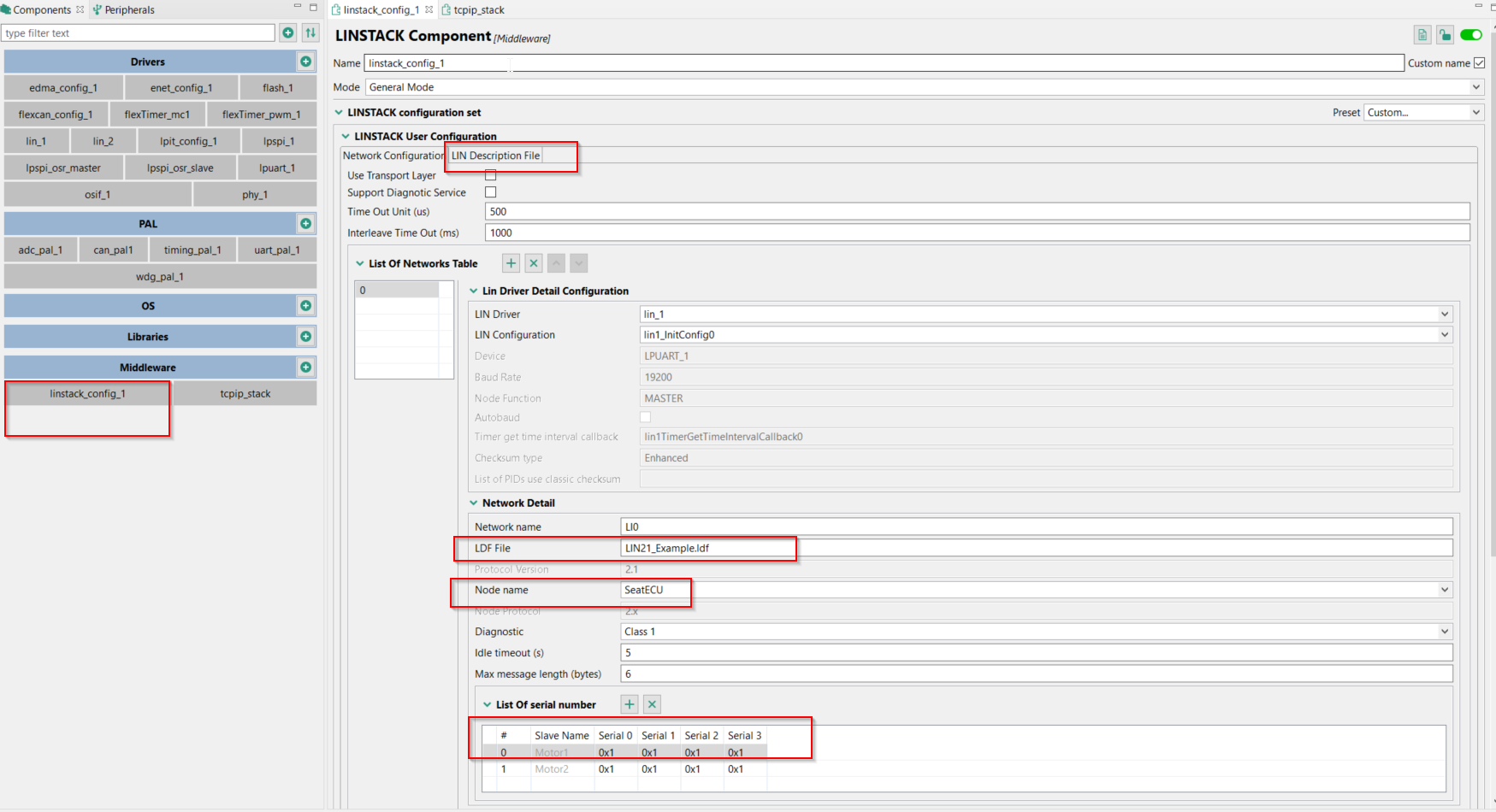 LIN stack config issue - NXP Community