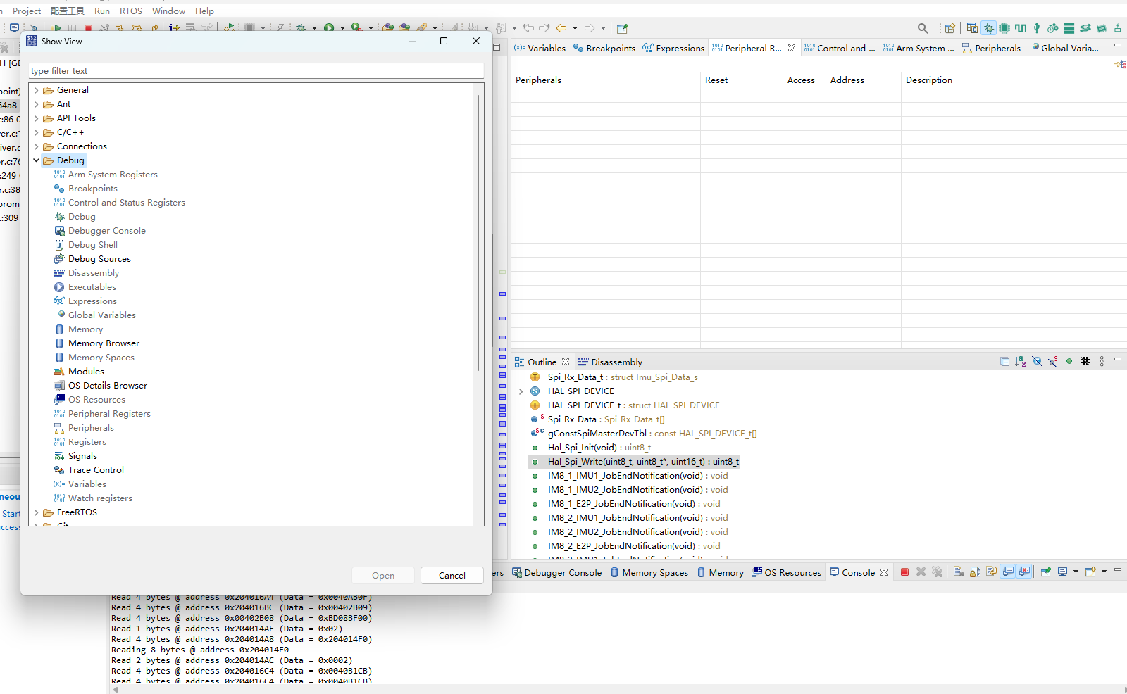 Solved: v3.5 for s32ds for s32 platform can not view peripheral registers - NXP Community