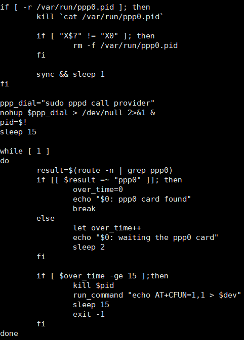 Quectel EC200A 4G module PPP ：chat -v -f pap, but Connect script failed ...