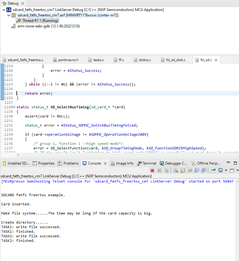 Re Sd Card Code Is Not Working In Class 4 Sd Card Nxp Community