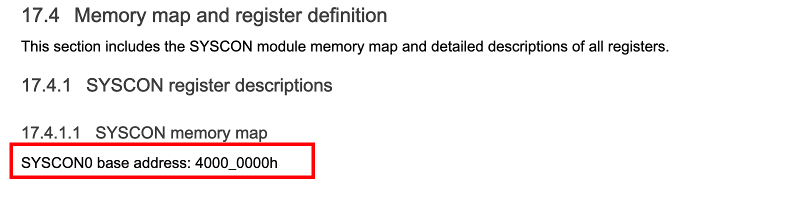 Solved: SYSCON document and SDK code mismatch - NXP Community