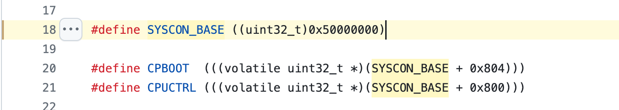 Solved: SYSCON document and SDK code mismatch - NXP Community