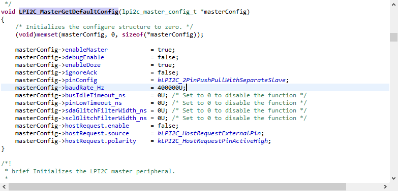 How to open the clock stretching for master I2C of RT1176? - NXP Community