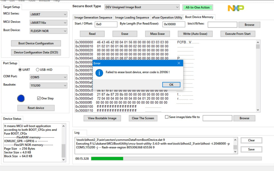 Solved: RT1166 octal-SPI issue (erase doesn't work). - NXP Community