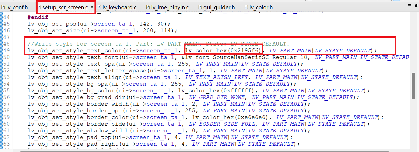 Solved: gui guider 输入框可否增加功能实现富文本输入，实现语法高亮？ - NXP Community
