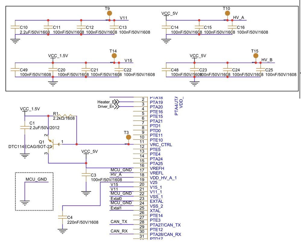 I built an S32K314 schematic PCB, but it doesn't work. - NXP Community