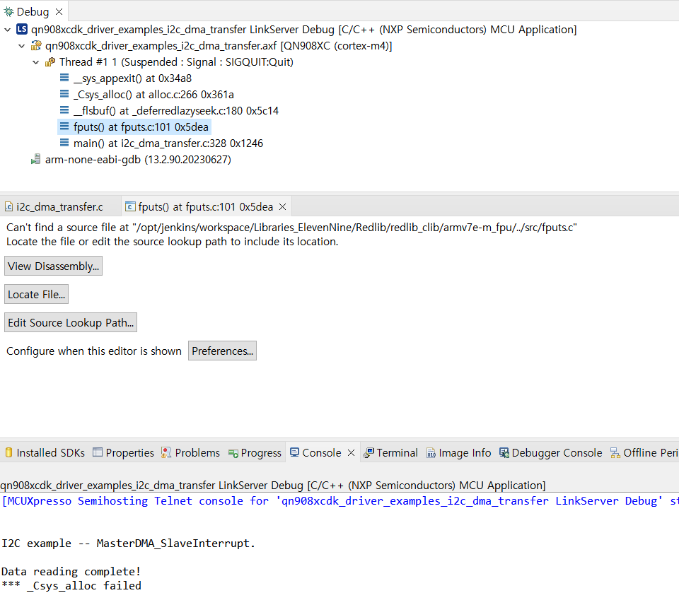 Solved: Re: Writing to a file (fprintf) in MCUXpresso IDE (11.3.1) - NXP Community