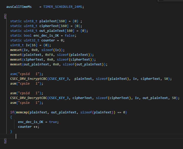 Solved: [Security] Multiple Encryption/Decryption Interface Call Errors on D-Flash - NXP Community