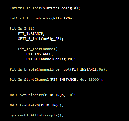 Unable to generate PIT timer Interrupt on S32K310 - NXP Community
