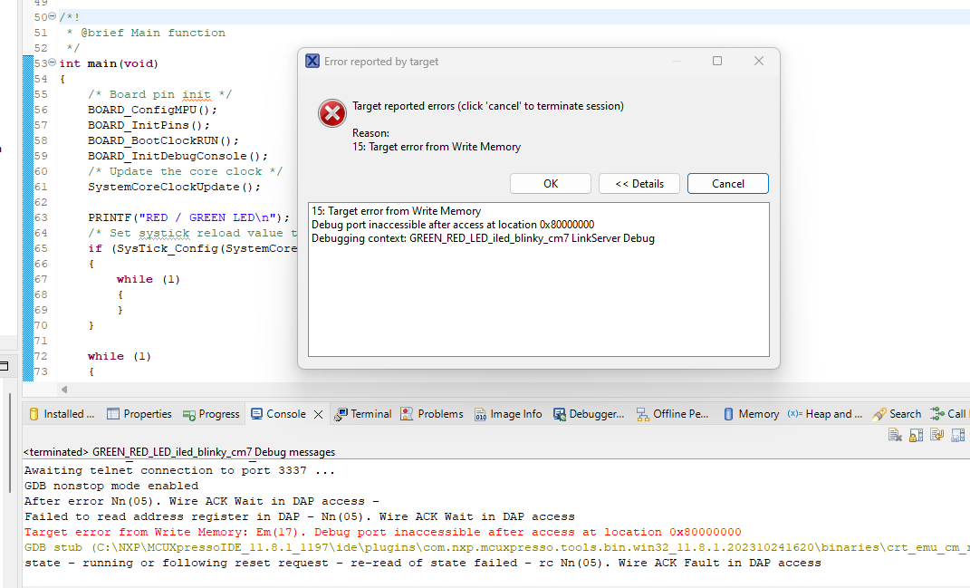 Unable To Boot From Sdram Of Imxrt1170 Eval Board Nxp Community