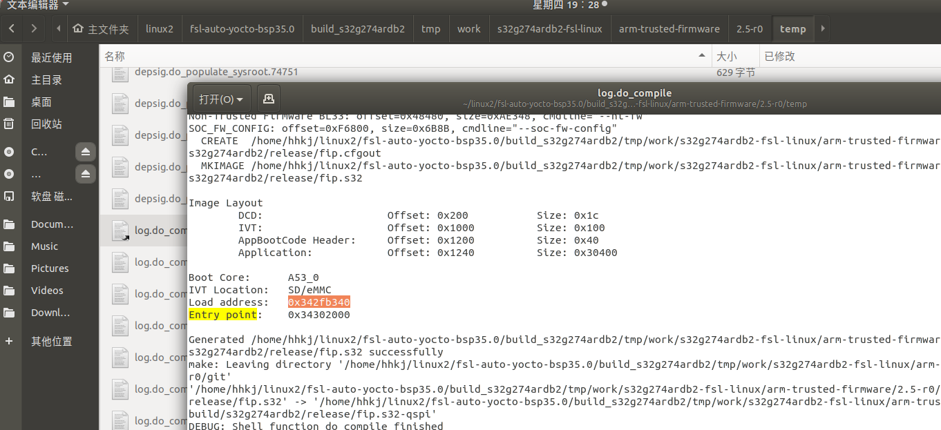 Debug the M7 core and A53 core bootloader according to the AN13750 documentation, and the sub ...