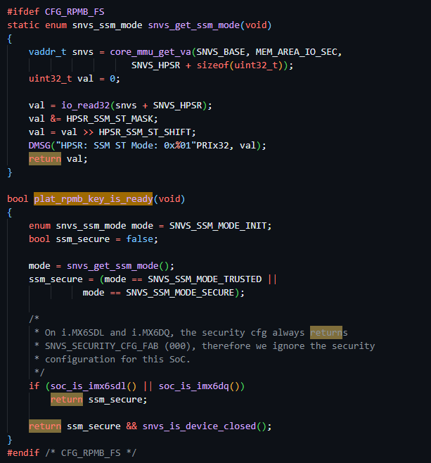 Solved: optee with rpmb error 0xffff0007 TEE_ERROR_BAD_DATA - NXP Community