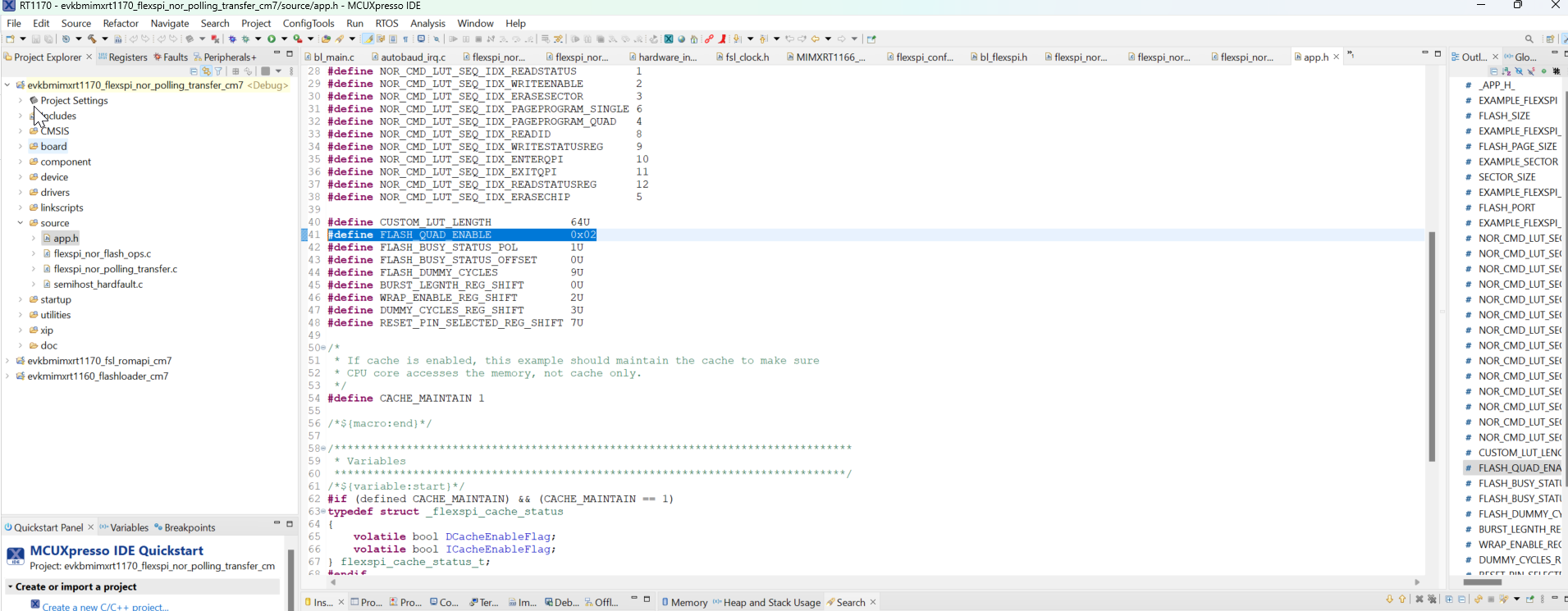 Solved: Re: flexspi_nor_config.[ch] for Macronix MX66L1G45G? - NXP Community