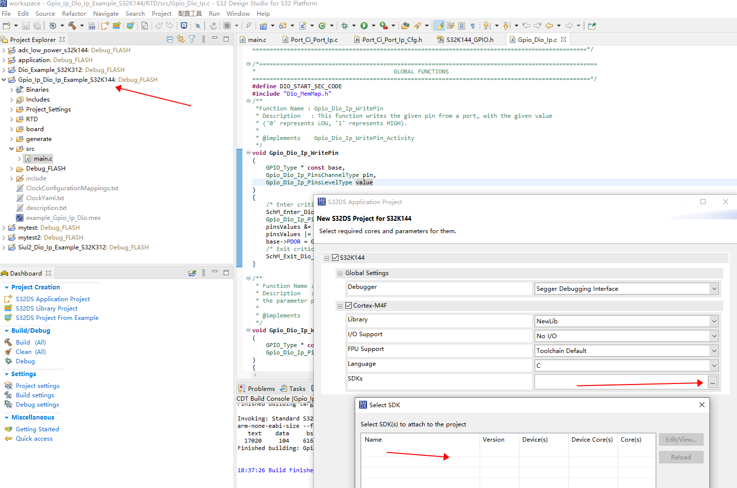S32K144创建项目异常 - NXP Community