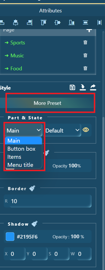 How to customise the menu bar width of the menu widget - NXP Community