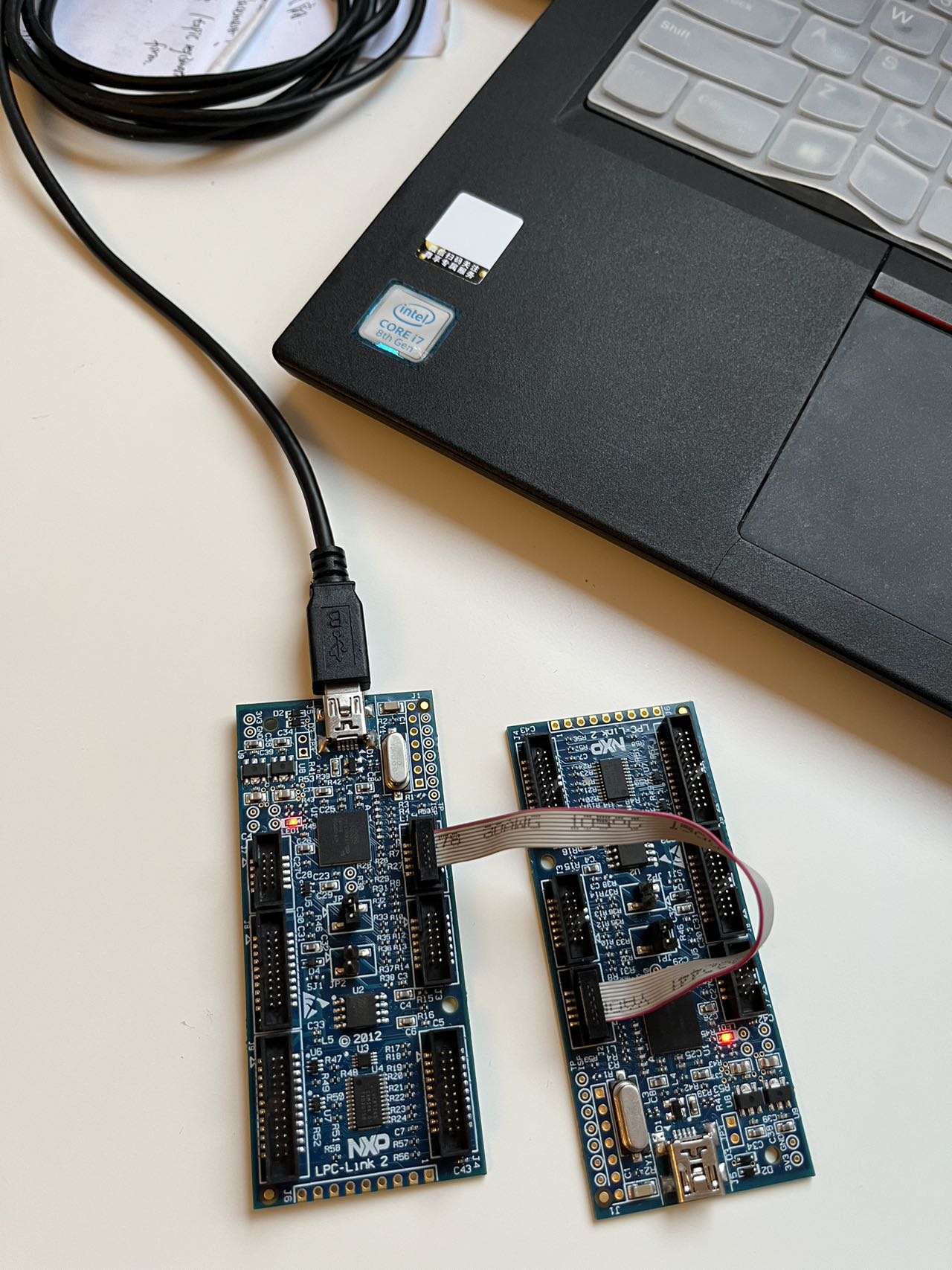 LPC4370 debug error: Unable to connect wire for probe index 1. Error ...