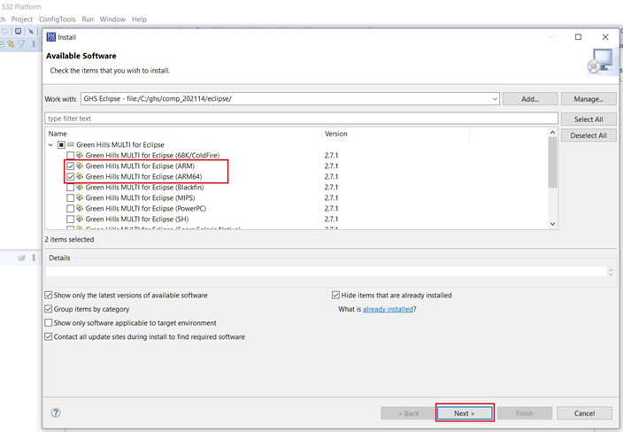 HOWTO: Install GHS Compiler Plugin - NXP Community