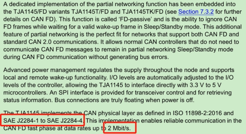 Solved: TJA1145A, TJA1145AFD, and TJA1145T/FD CANFD communication ...