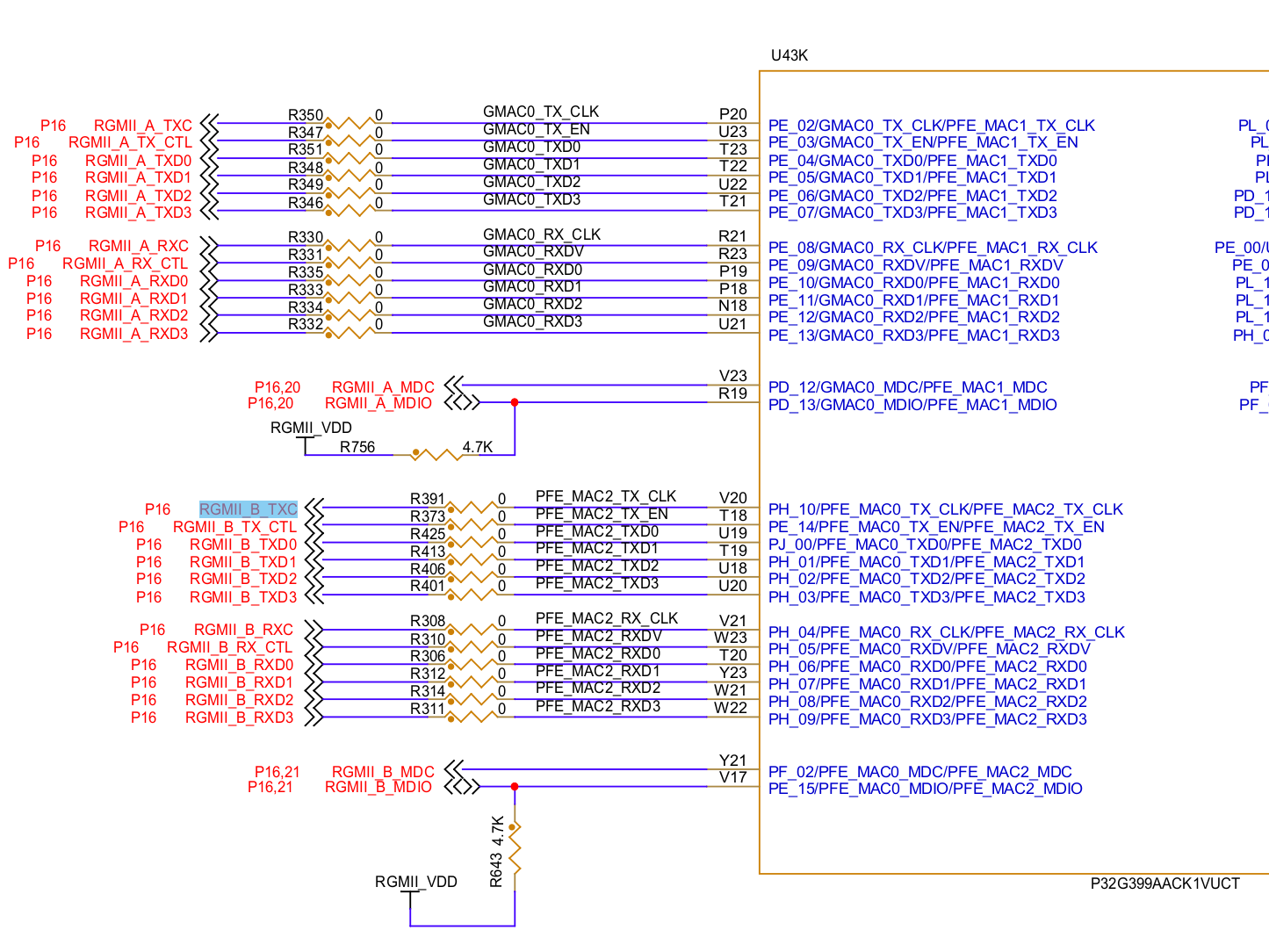 Solved: Schematic / AT-F DTS mismatch on S32G-VNP-RDB3 Evaluation Board - NXP Community