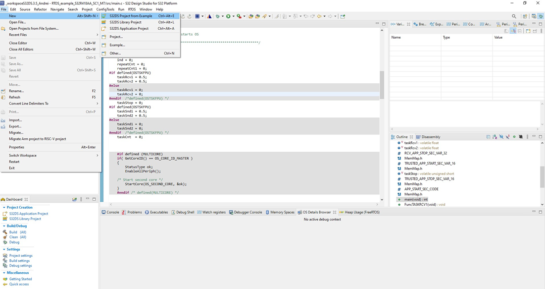 HOWTO Use OSEK OS Awareness with S32Debugger and PEMicro - NXP Community