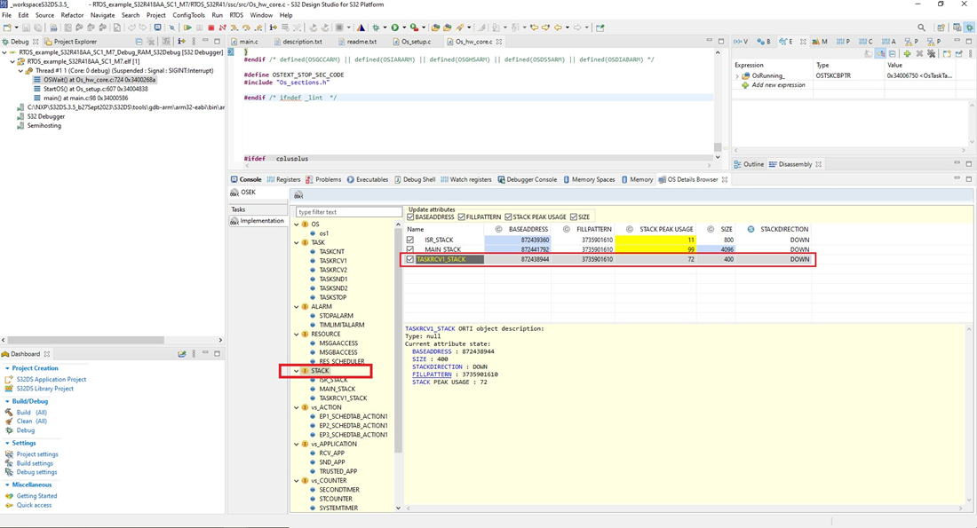 HOWTO Use OSEK OS Awareness with S32Debugger and PEMicro - NXP Community