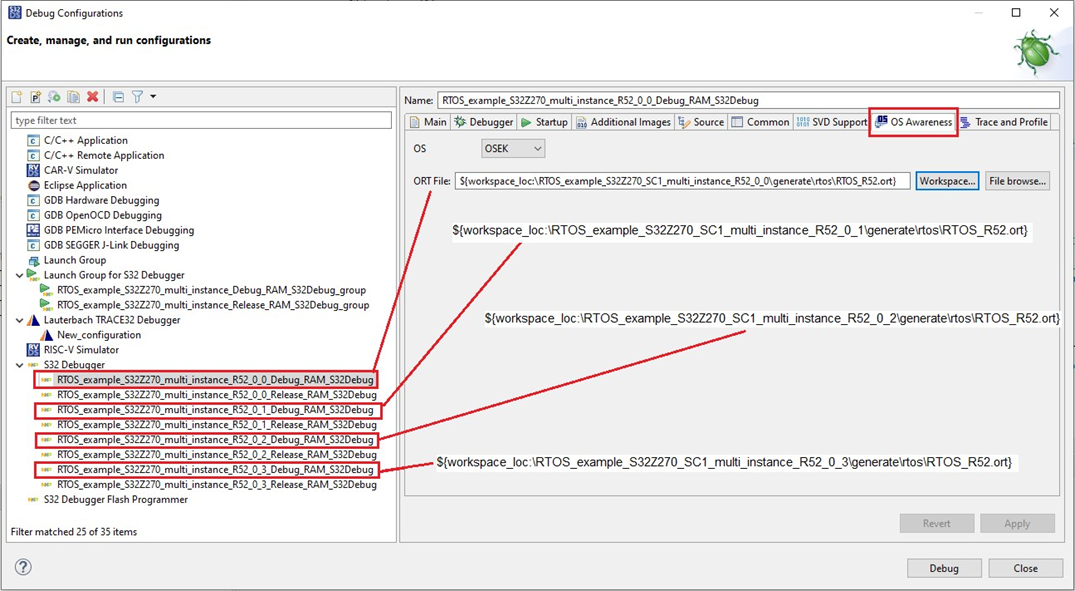HOWTO Use OSEK OS Awareness with S32Debugger and PEMicro - NXP Community