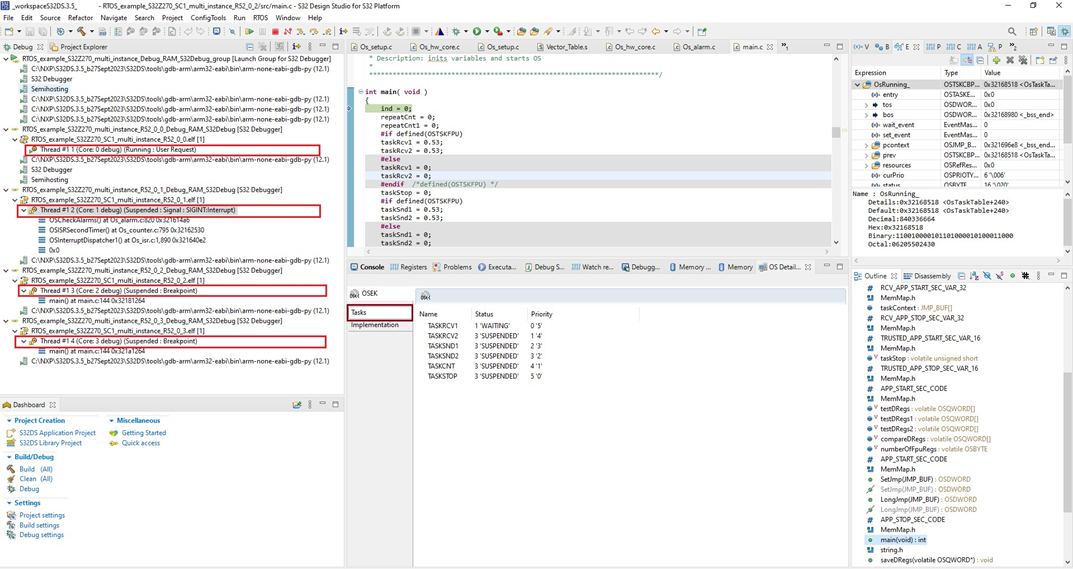 HOWTO Use OSEK OS Awareness with S32Debugger and PEMicro - NXP Community