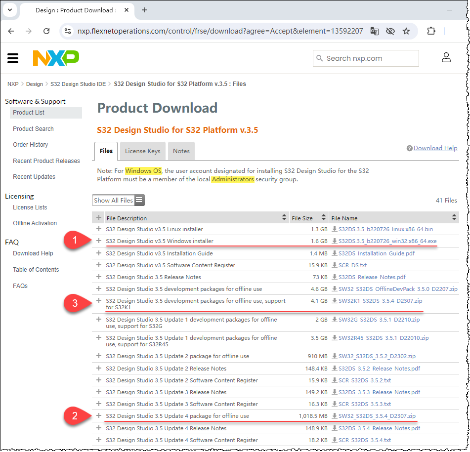 HOWTO: offline install S32K1 RTD 2.0.0 in S32DS v3.5 - NXP Community