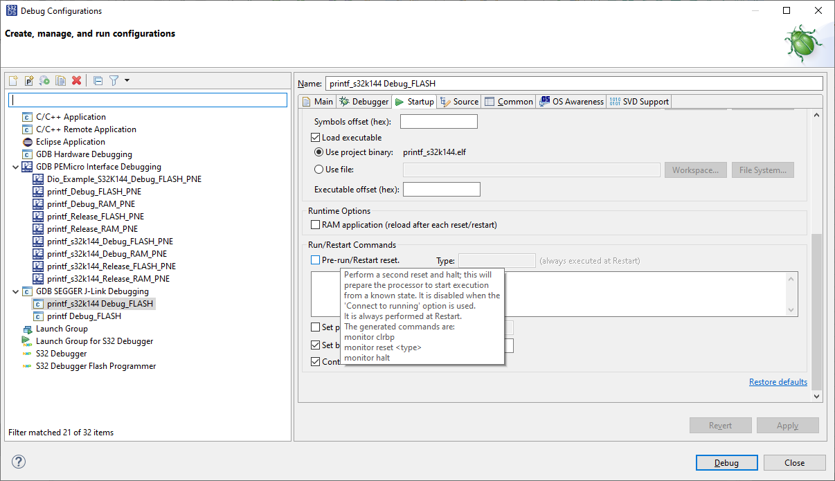 s32k312 debug for sds3.5 - NXP Community