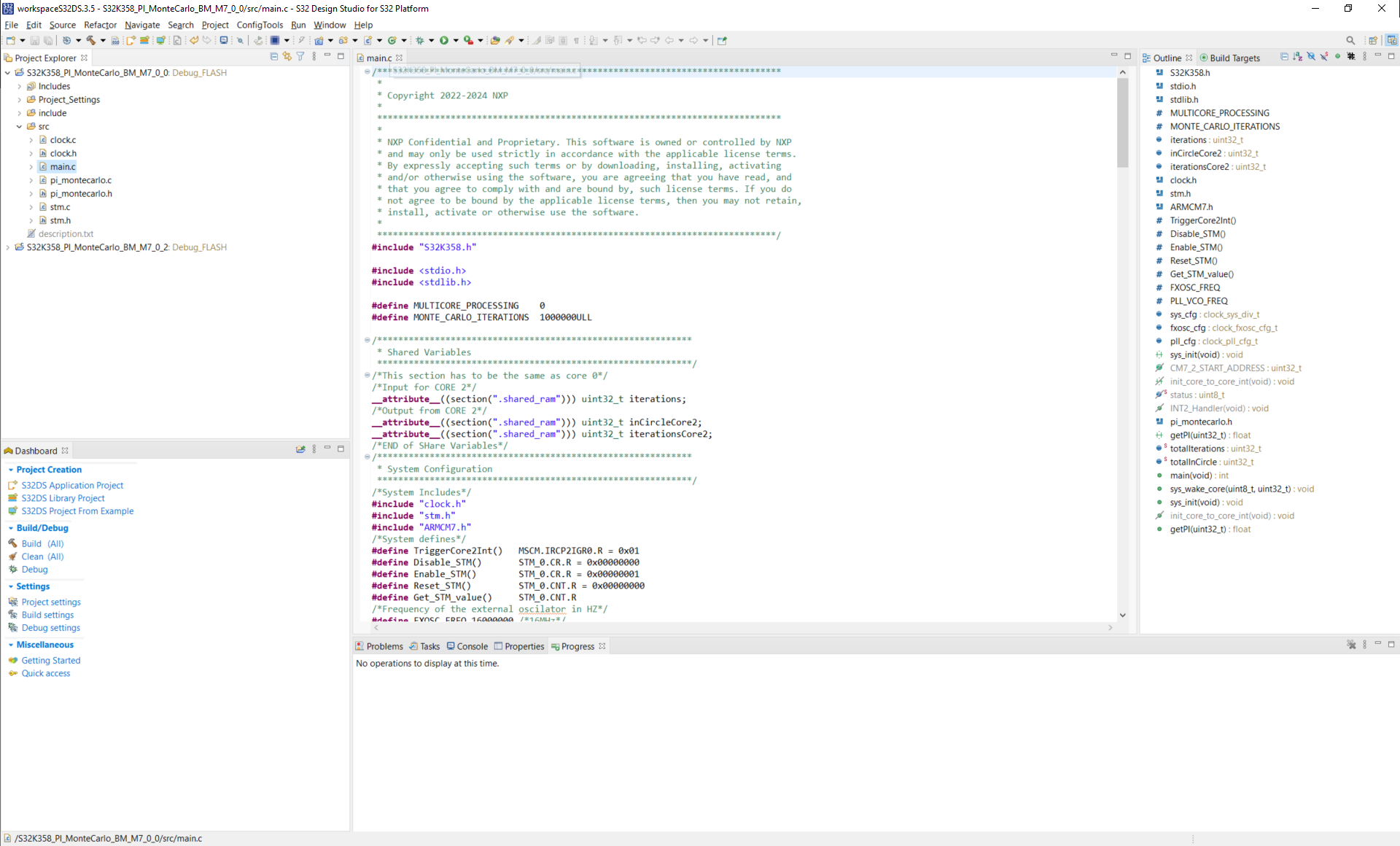 HOWTO: S32 Design Studio - Create a New S32DS Project from Example - NXP Community