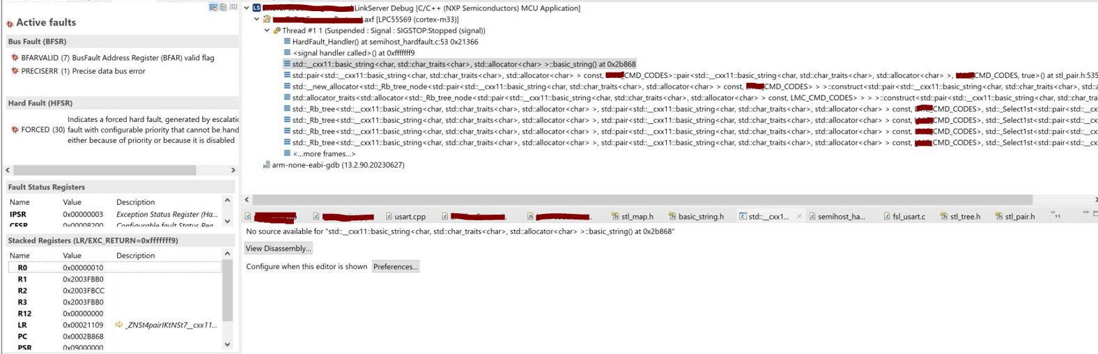Solved: Hardfault Handler in LPC55S69 - NXP Community